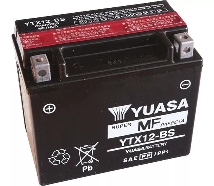 Yuasa YTX-12-BS | Bikers Crown