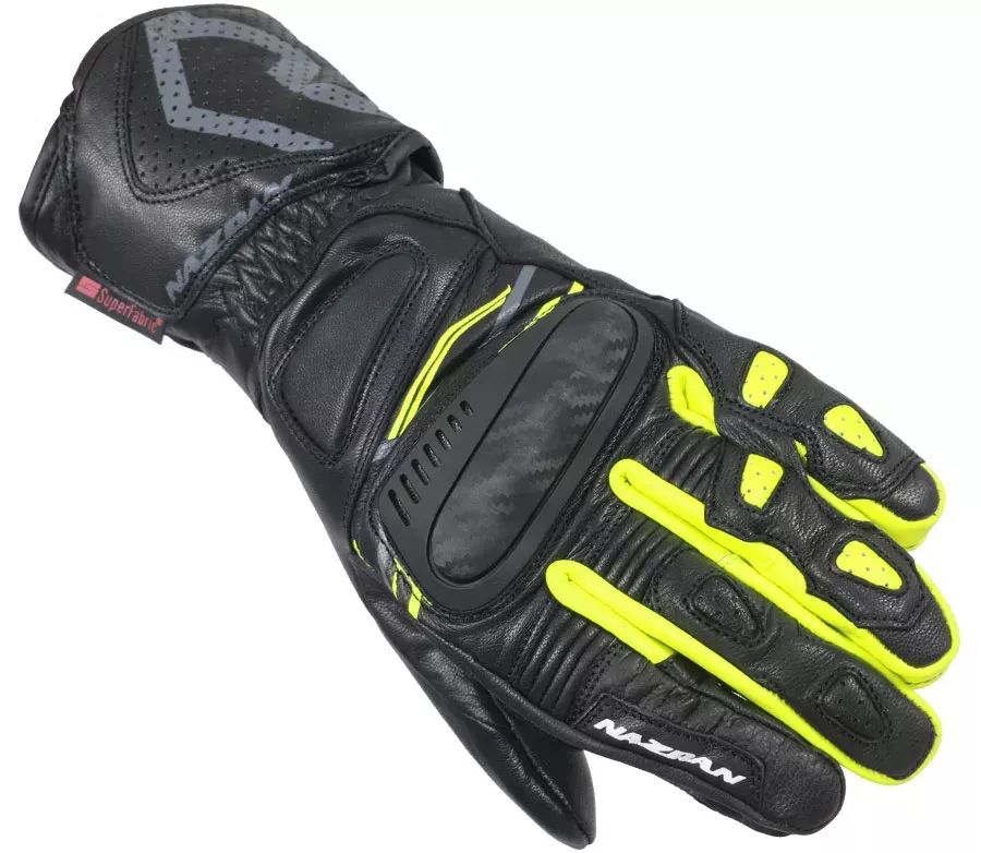 Rukavice na moto Nazran RX-10 2.0 black/yellow | Bikers Crown