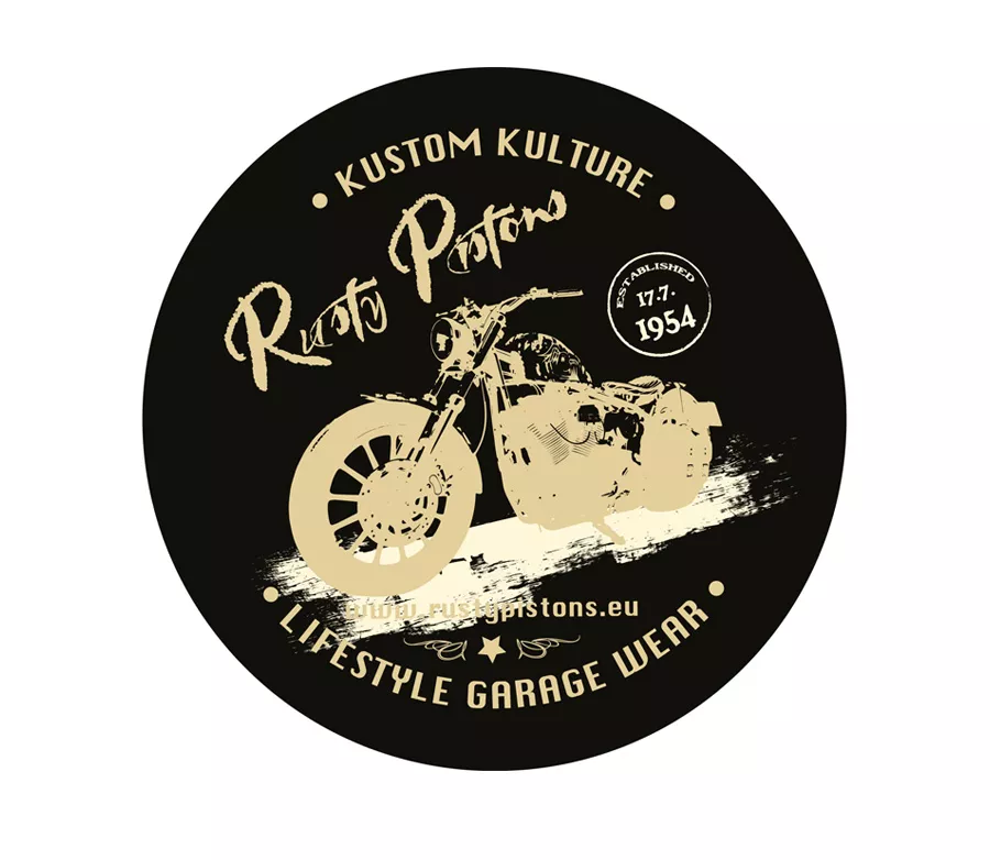 Rusty pistons RPSK09 Stickers | Bikers Crown
